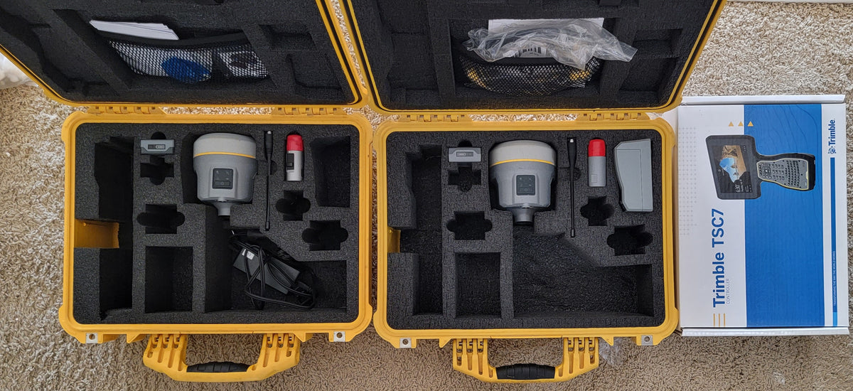 Trimble Dual R10 UHF GNSS Surveying Package with TSC7 Trimble Access – 9JA TOOLS & EQUIPMENT