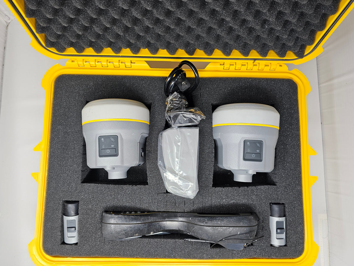 Dual Trimble R10 UHF GNSS RTK KIT with TSC3 Trimble Access 90909-61 ...