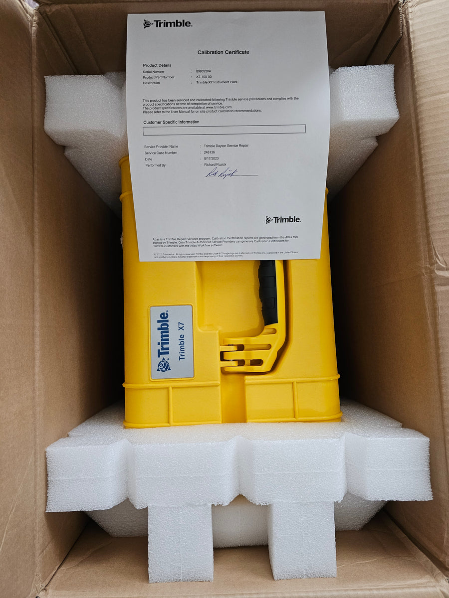 Calibrated Trimble X7 High Speed 3D Laser Scanner with T10 – 9JA TOOLS ...