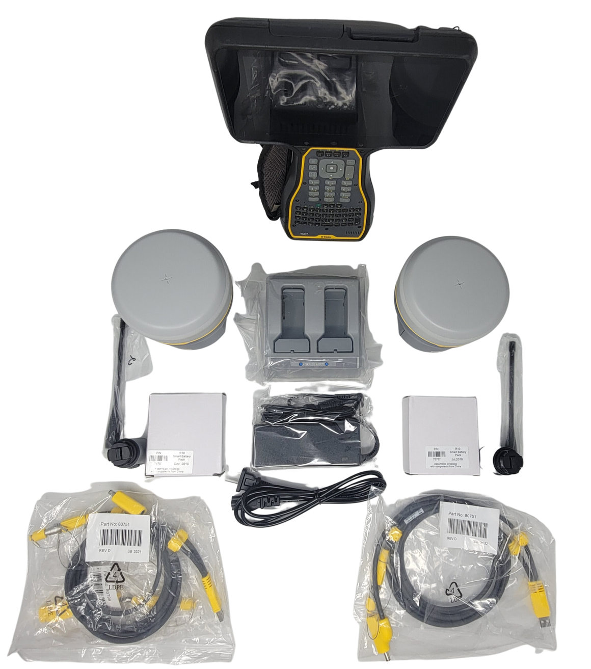 Trimble R12 + R12i Base and Rover UHF Kit with TSC7 and Trimble Access ...