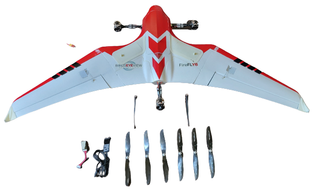 BirdsEyeView Aerobotics FireFly6 Pro hybrid UAV Aerial Photography Map ...