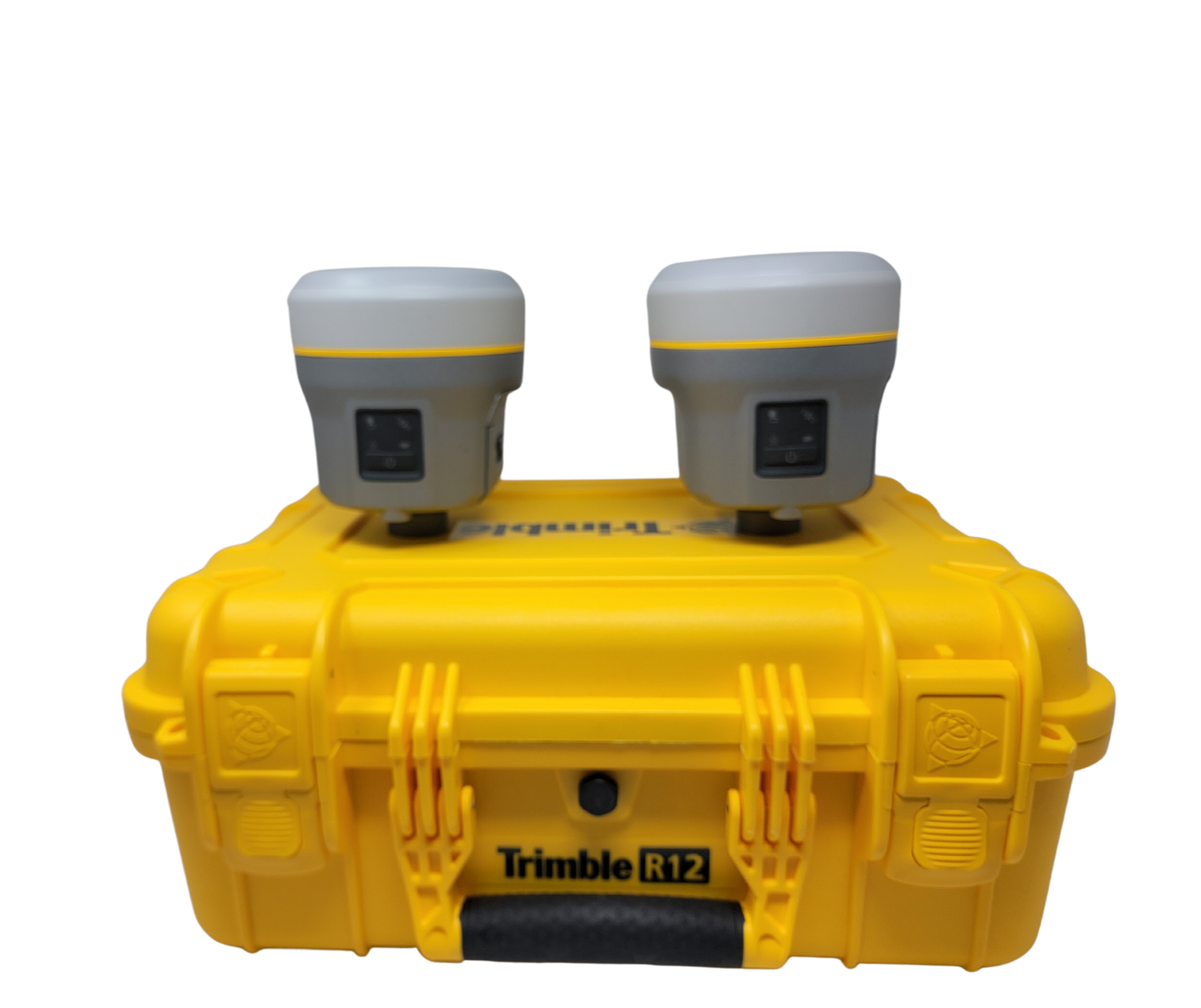 Trimble R12 ROW UHF Base and Rover kit with full options – 9JA TOOLS ...