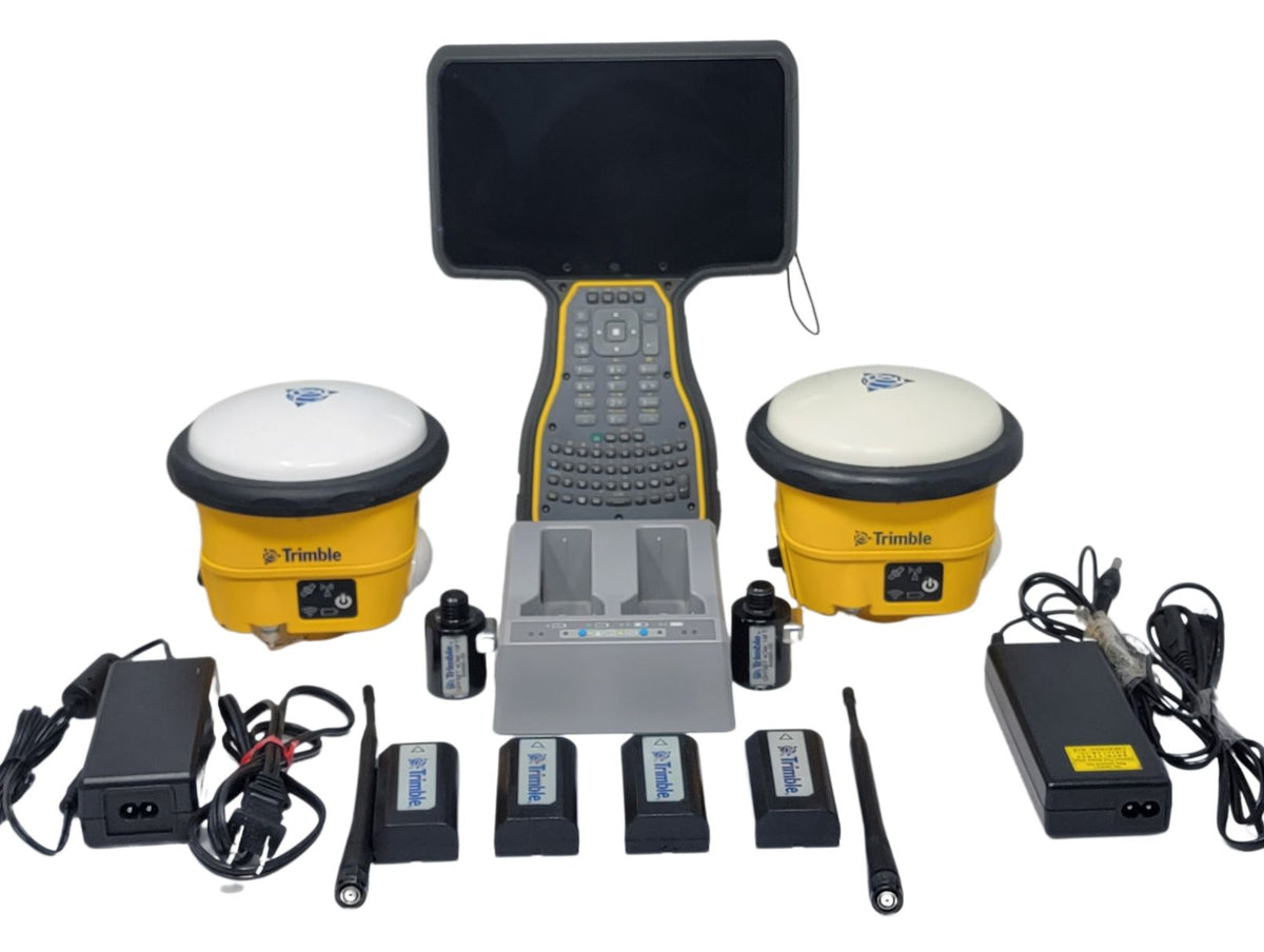 Dual Trimble SPS986 Base Rover kit with TSC7 Trimble siteworks SCS900 ...
